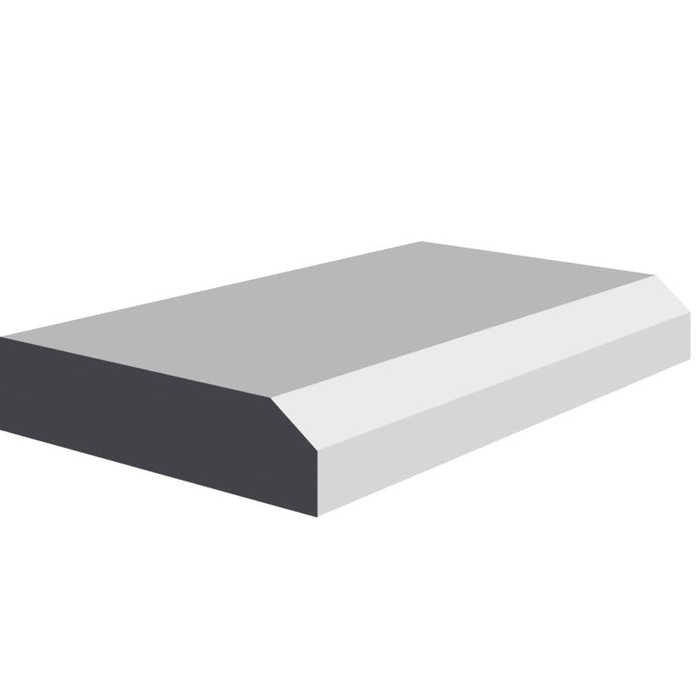 Bevel Large MDF Shelf - 15 mm thick | MDF Store