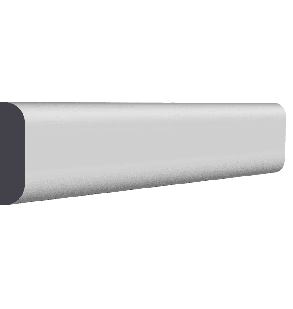 D-SHAPE - BULLNOSE X2 - MDF STRIPWOOD - 4M | MDF Store