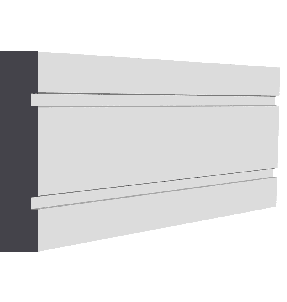 GROOVE 1 SQUARE X2 MDF ARCHITRAVE | MDF Store
