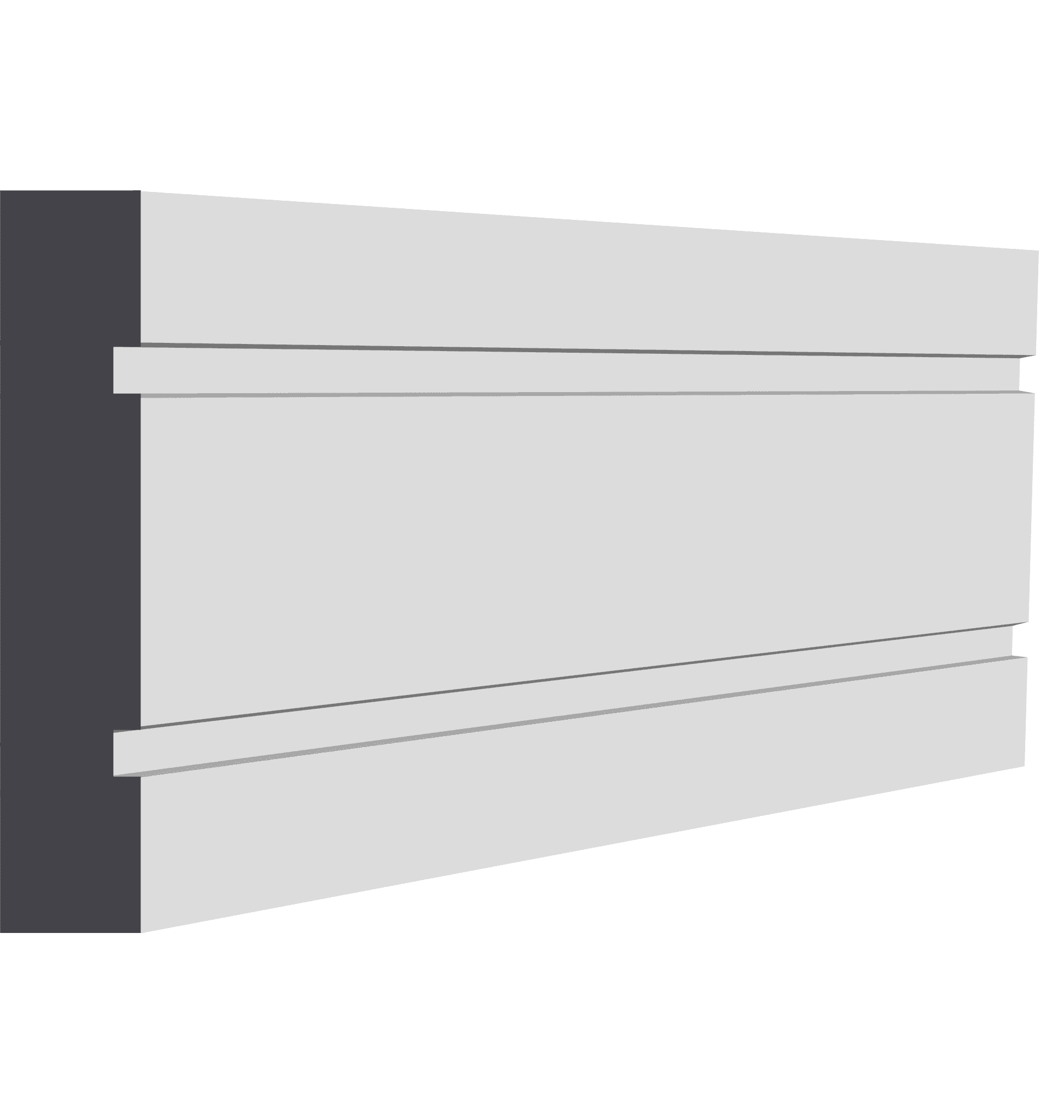 GROOVE 1 SQUARE X2 MDF DADO RAIL | MDF Store