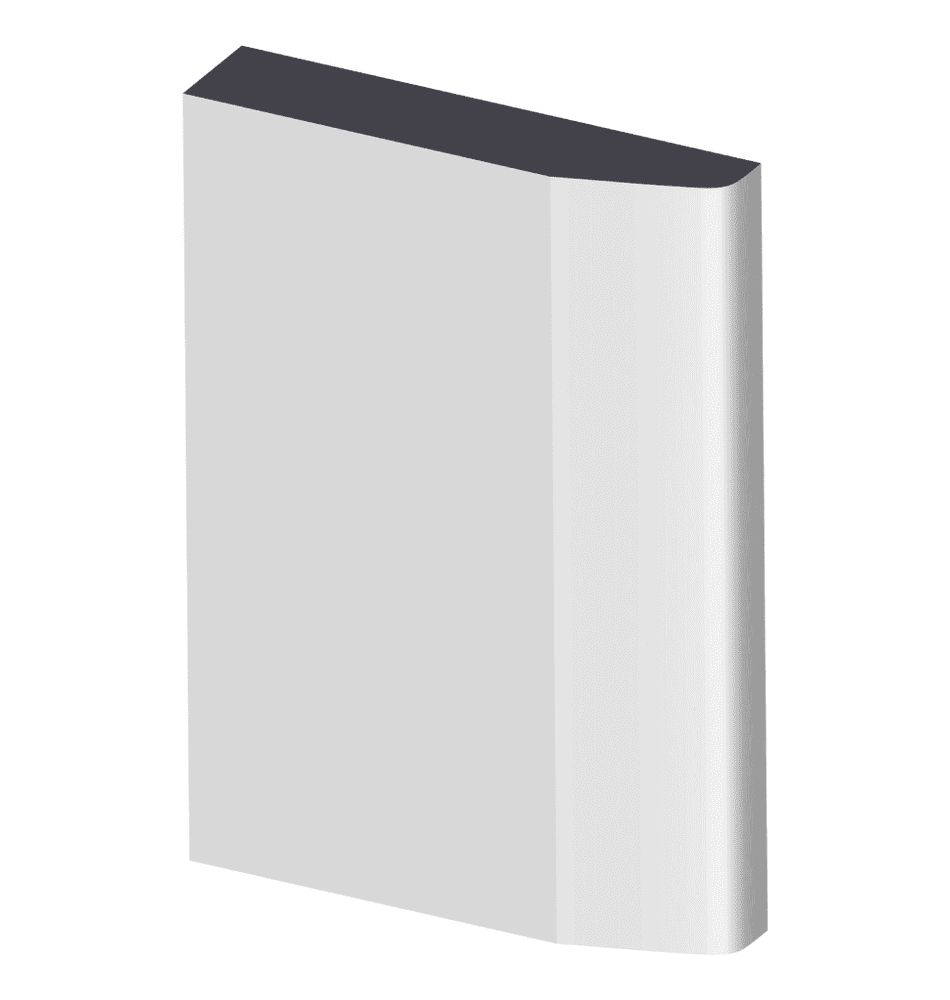 ROUNDED CHAMFER MDF PLINTH BLOCK | MDF Store