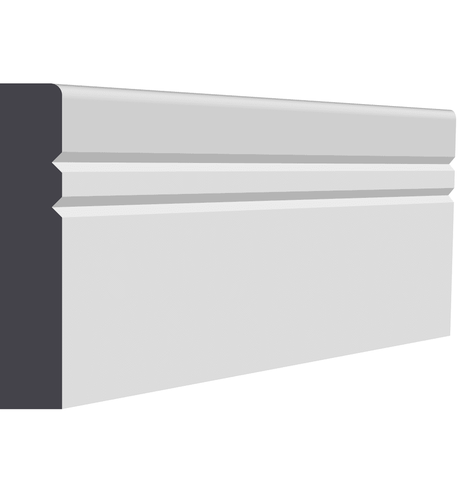 V-GROOVE 2 BULLNOSE MDF ARCHITRAVE | MDF Store