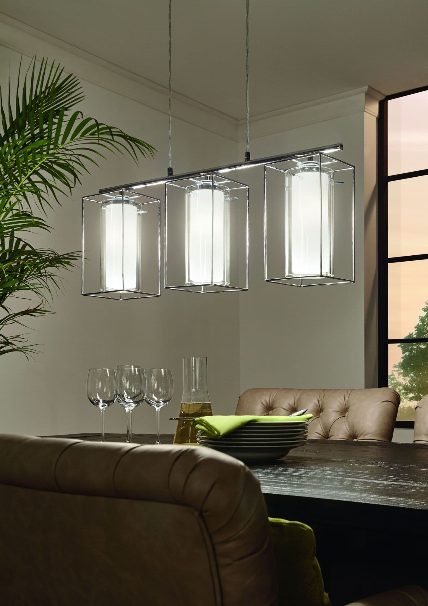 Eglo Loncino 1 Pendant Light 94378 UK By Massive Lighting