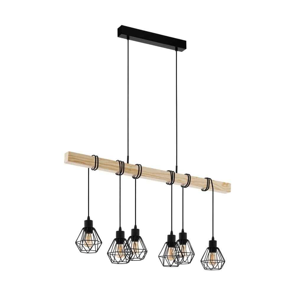 Eglo Townshend 5 Pendant Light 43133 EU By Massive Lighting