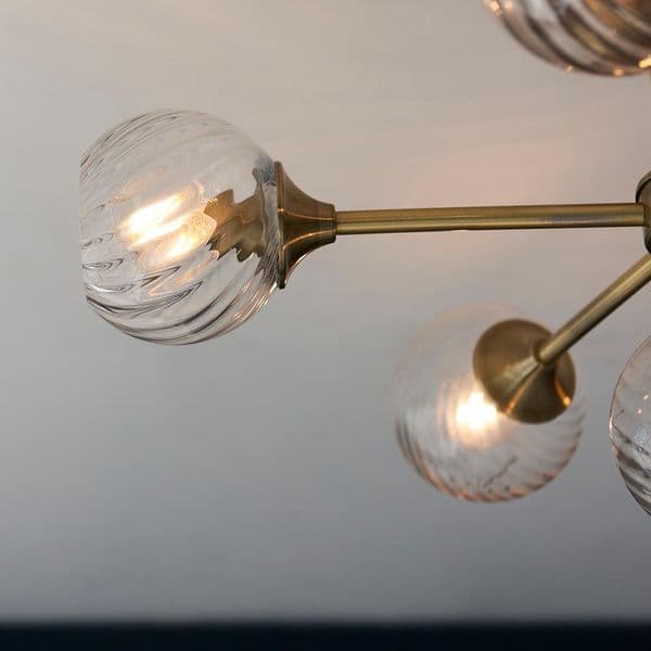 Endon Allegra 6lt Semi Flush 103171 By Massive Lighting