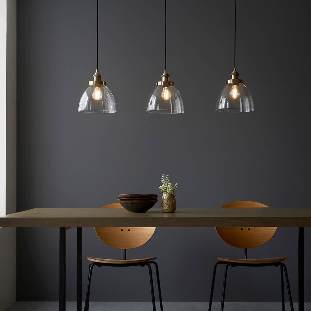 Endon Hansen 3lt Linear Pendant 98114 By Massive Lighting