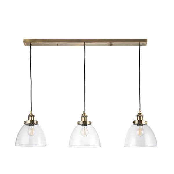 Endon Hansen 3lt Linear Pendant 98114 By Massive Lighting