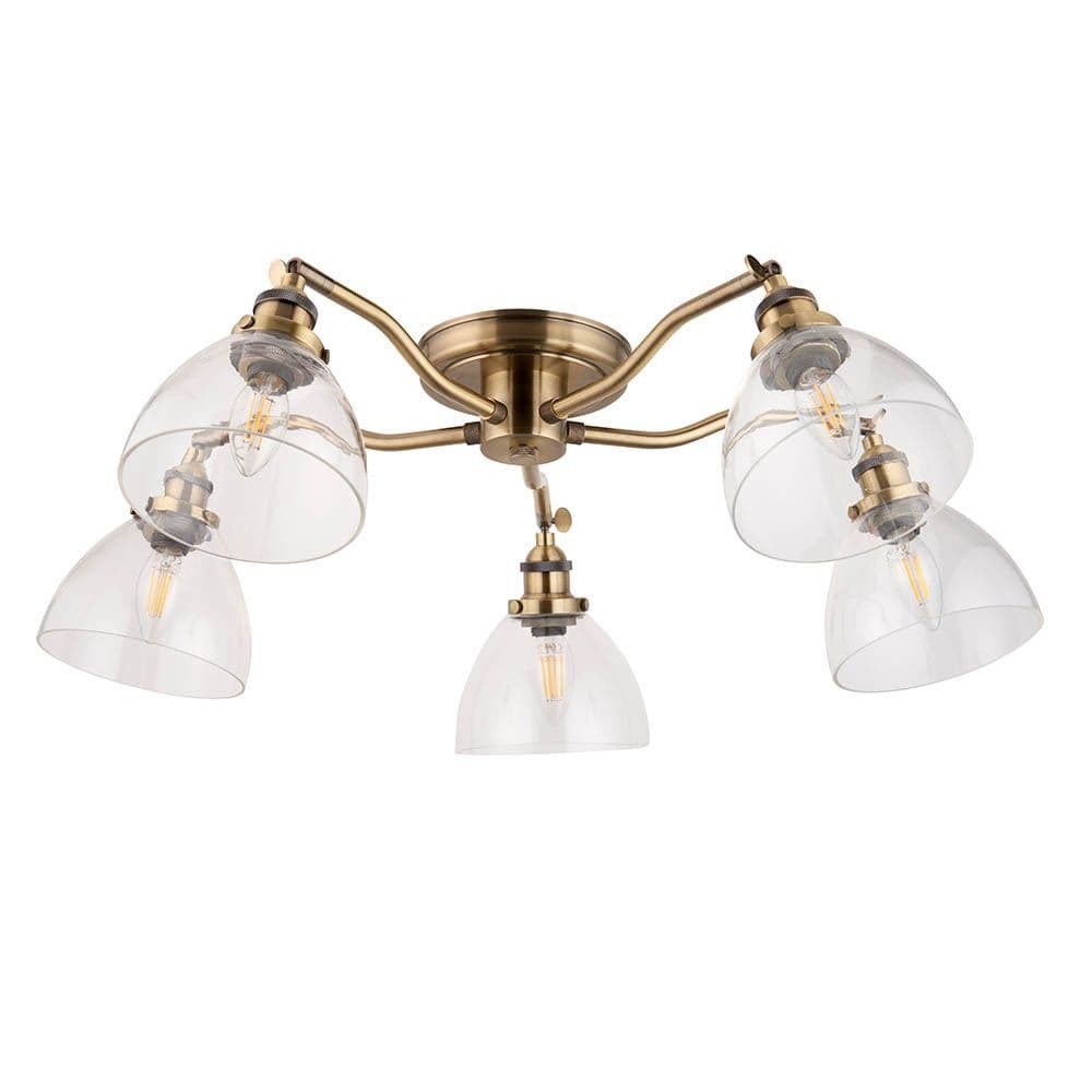 Endon Hansen 5lt Semi Flush 97248 By Massive Lighting