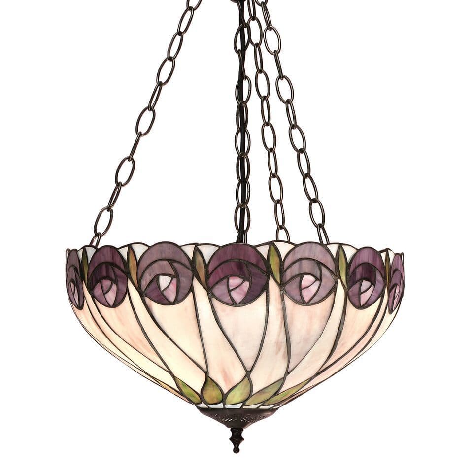 Inverted Pendant Lights Art Deco Brass Inverted Dome Six Light Pendant