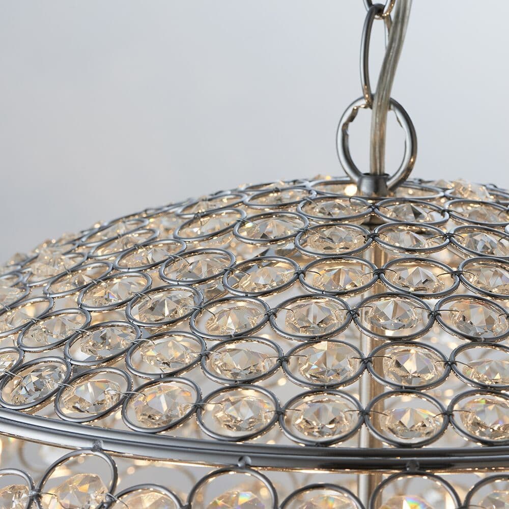 Endon Miley 4lt Pendant 60w 66190 By Massive Lighting
