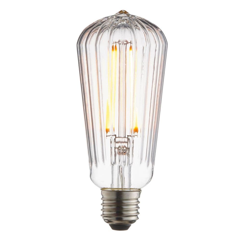 Endon Ribb Pear E27 LED Filament 80180 By Massive Lighting