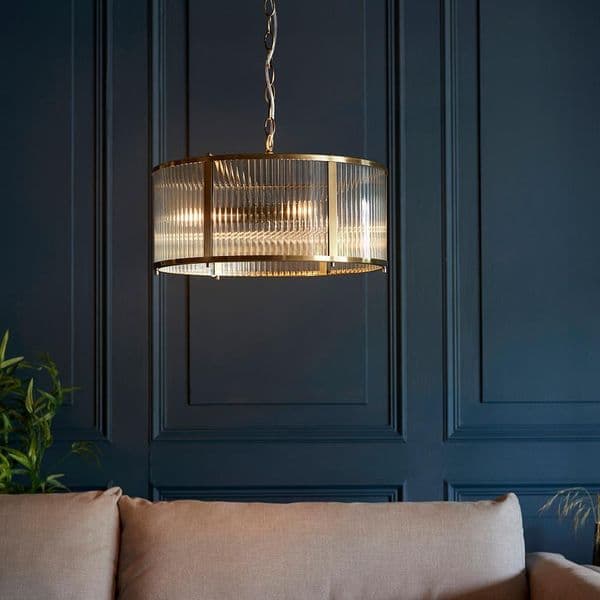 Endon Ridgeton 3lt Pendant 106282 By Massive Lighting