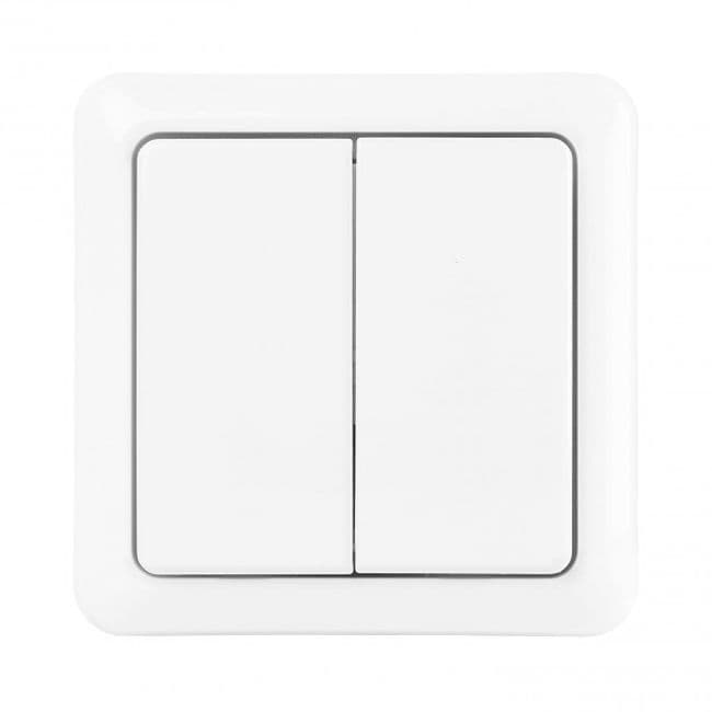 KlikAanKlikUit Wireless Double Wall Switch AWST-8802 70012 By Trust ...