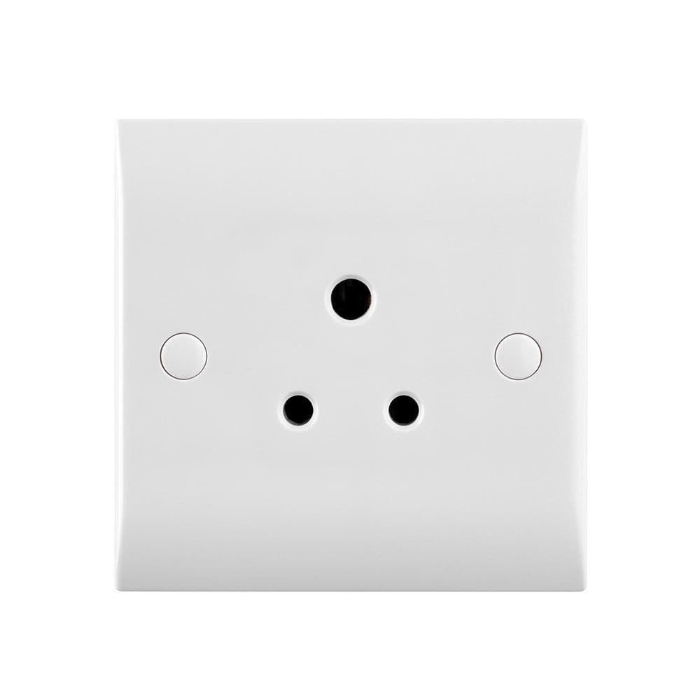Saxby Curved Edge 5A Unswitched Socket CE429 By Saxby Electrical