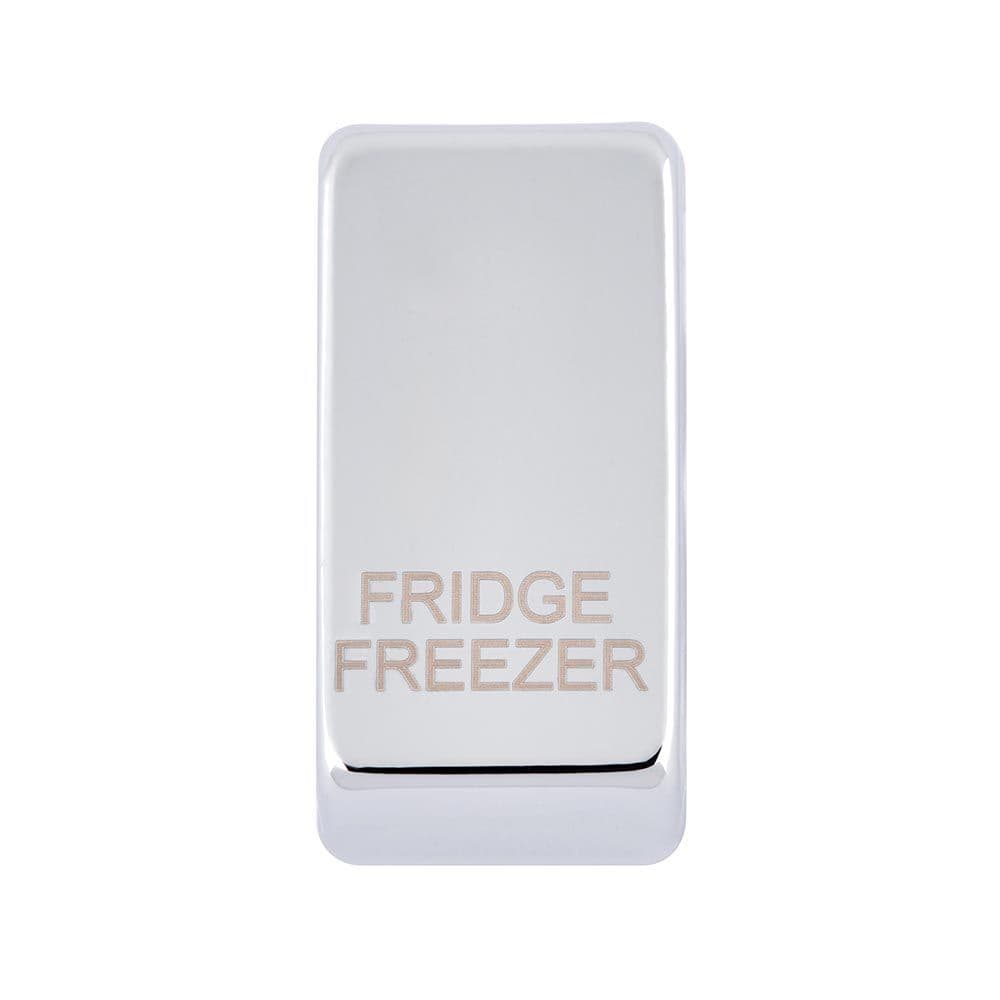 Saxby Grid Rocker Cover Marked "Fridge Freezer" - Polished Chrome ...