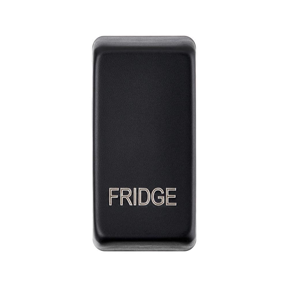 Saxby Grid Rocker Cover Marked "Fridge" - Matt Black GDRFRIBL By Saxby ...