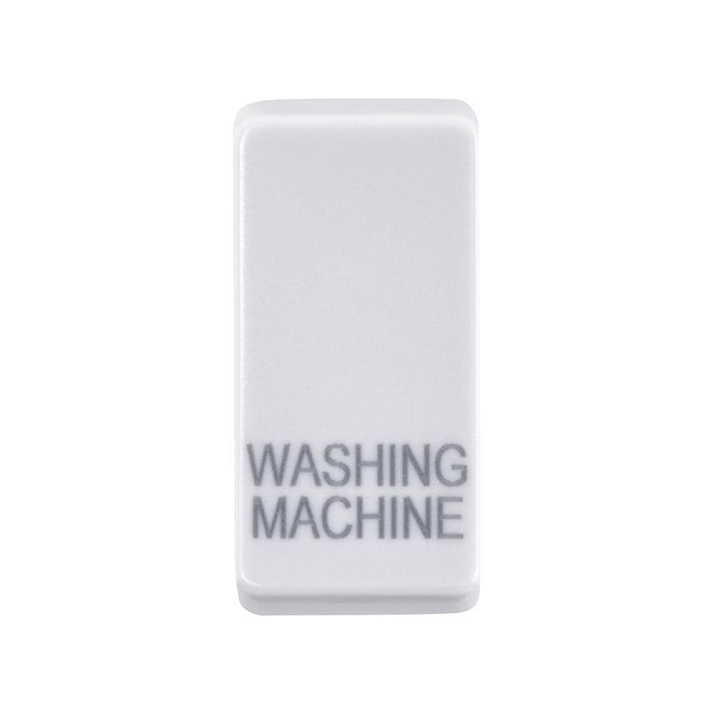 Saxby Grid Rocker Cover Marked "Washing Machine" - White GDRWMWH By ...