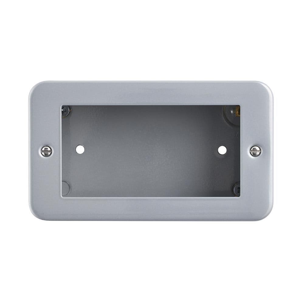 Saxby Metal Clad 4G Modular Faceplate 4 Modules MCMFP4 By Saxby Electrical