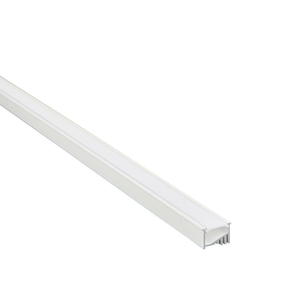 Saxby Rigel Recessed Wall Washer 2m Aluminium Profile/Extrusion White ...