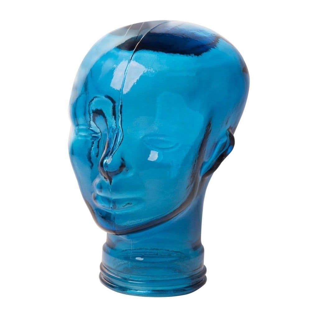 Glass Display Head Blue