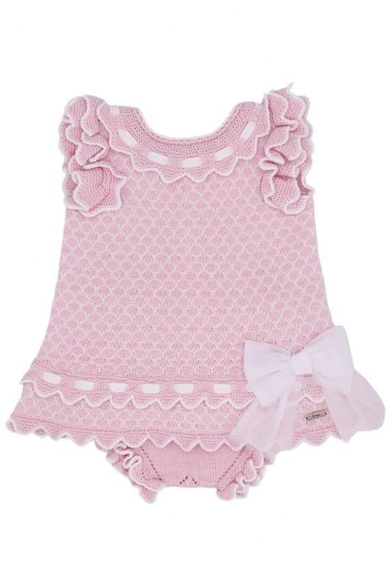 Rahigo Baby Girls Pink Dress & Pants 23104