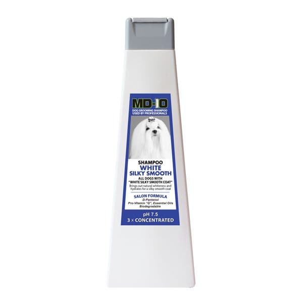 MD10 White Silky Smooth Shampoo 750ml Shih Tzu Papillon Maltese ...
