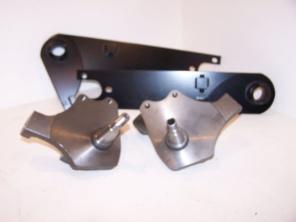 Adjustable spring plates and disc dropped spindles VW Beetle 68-79 ...