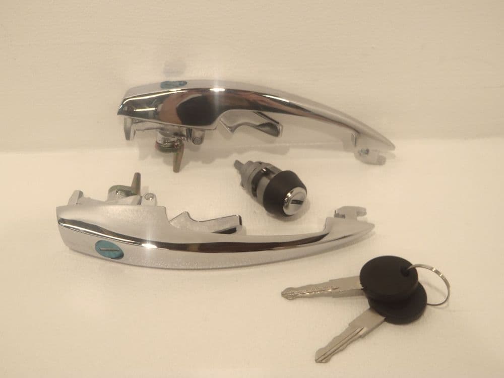 Door handles and ignition barrel with matching keys VW Beetle 1971 to 1979