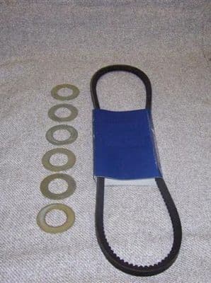 Fan belt with shims for dynamo models 9 5 x 905 VW Beetle or Type 2 ...