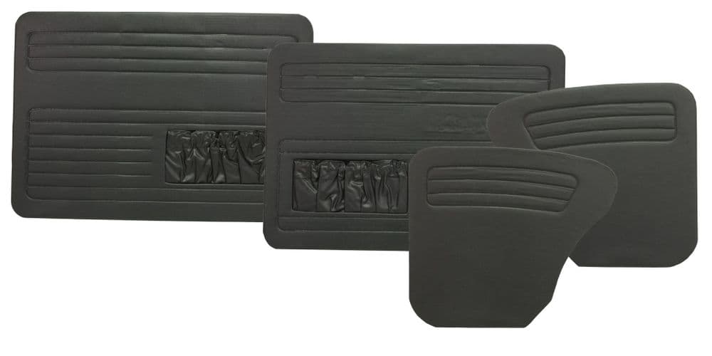 Interior door card panels with pockets VW Type 1 Beetle 1968 to 1979