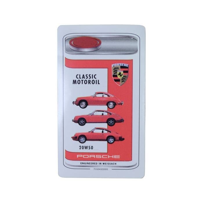 Porsche Classic Oil Type Sticker for Engine Bay 20W-50 356 1950-1965 ...