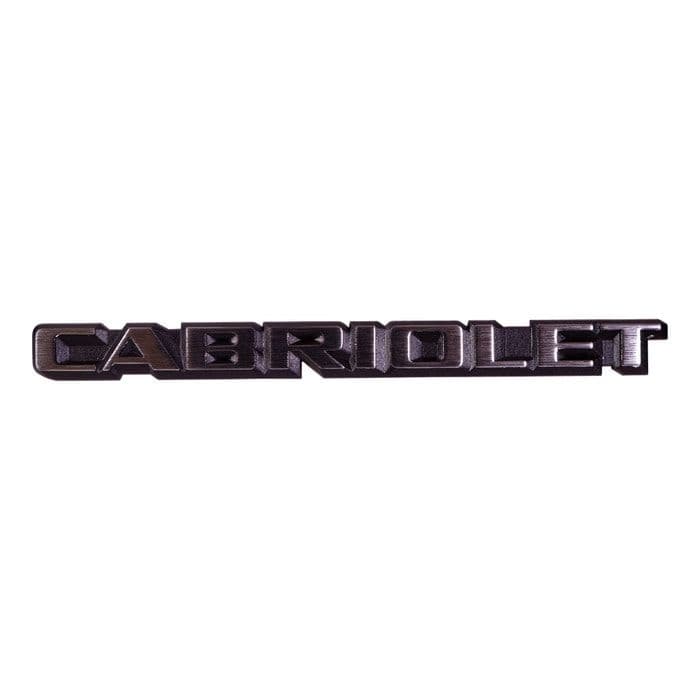 Rear Badge - Cabriolet Script Golf Mk1 Cabriolet 1987-1993