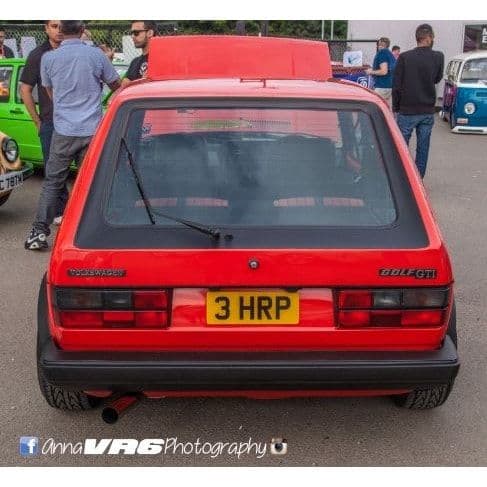 Rear Bumper with Black Trim Golf Mk1 1979-1983 Golf Mk1 Cabriolet 1979-1987