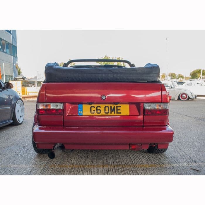 Rear Lights Clear and Red Crystal M3 Style Golf Mk1 1975-1979 Golf Mk1 ...