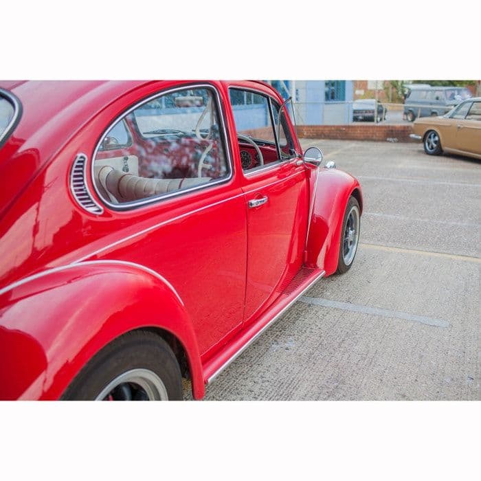 Running Boards Stainless Steel Louvered Pair Beetle 1952-1979 Beetle ...