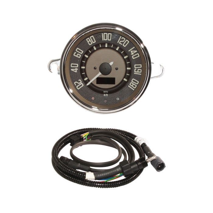 Smiths Digital Speedometer 180 Kmh With Brown Face T2 Split 1950 1967