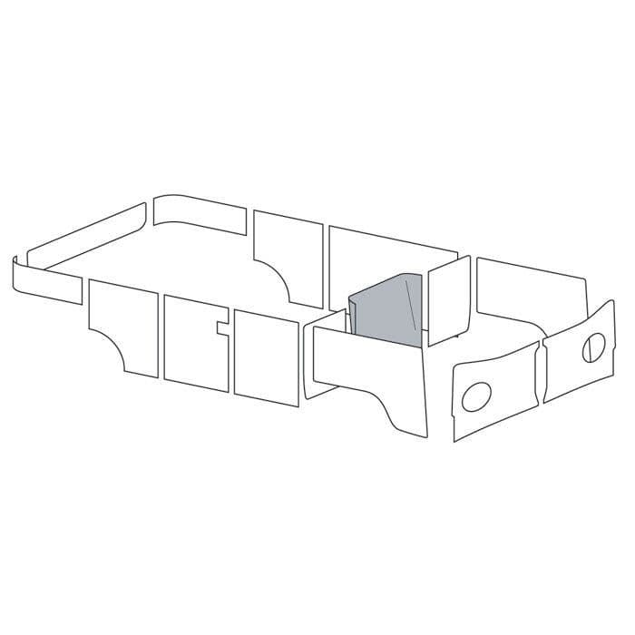 Spare Tyre and Drinks Tray Section Panel in Single Colour Vinyl T2 ...
