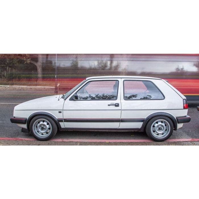 Swage Line 7 Piece Vinyl Decal Set Black Golf Mk2 1984-1989 Jetta 1984-1989