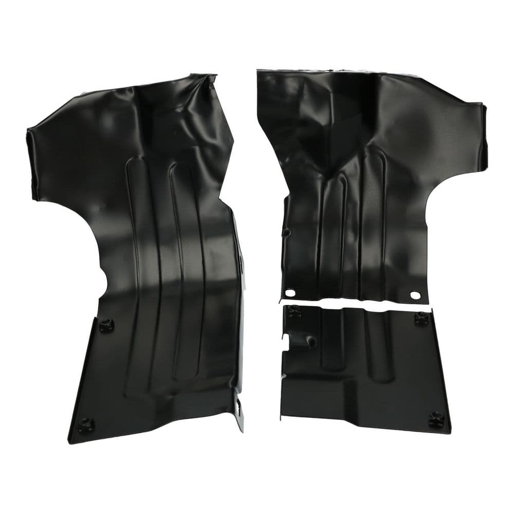 Under tins / Lower tinware set finished in black for VW aircooled 1300 ...