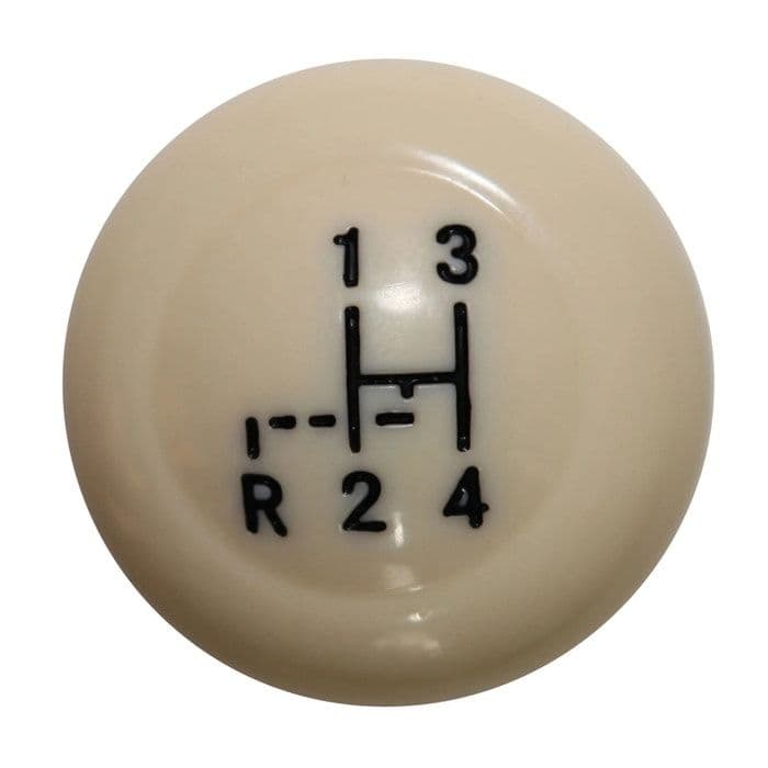Vintage Speed Gear Knob Stock Shift Pattern Ivory Coloured 10mm Thread ...