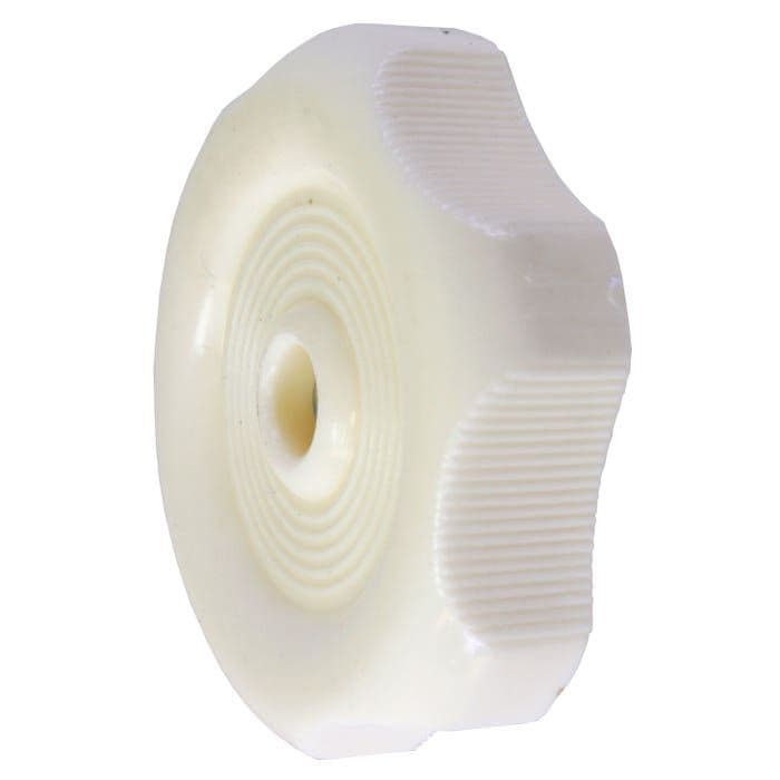 Westfalia Window Knob finished in White T2 Bay 1968-1979