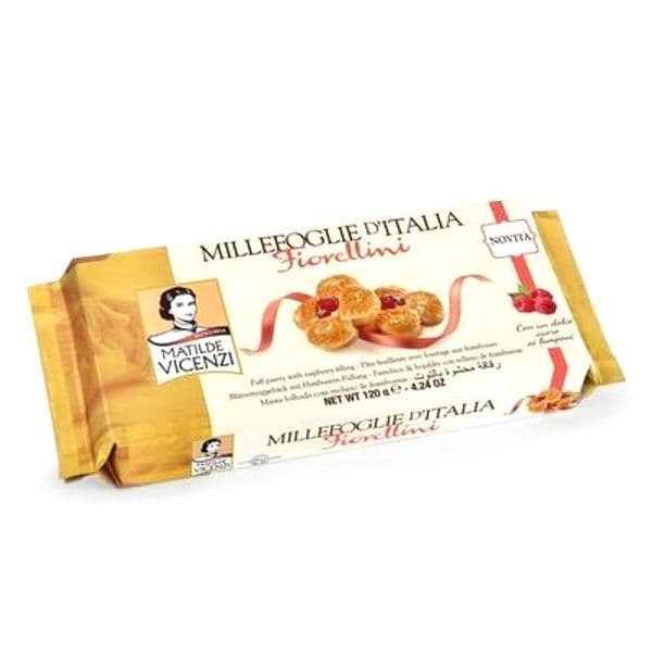 Fiorellini Raspberry Biscuits | Millefoglie | Italian | Vicenzi | Buy ...