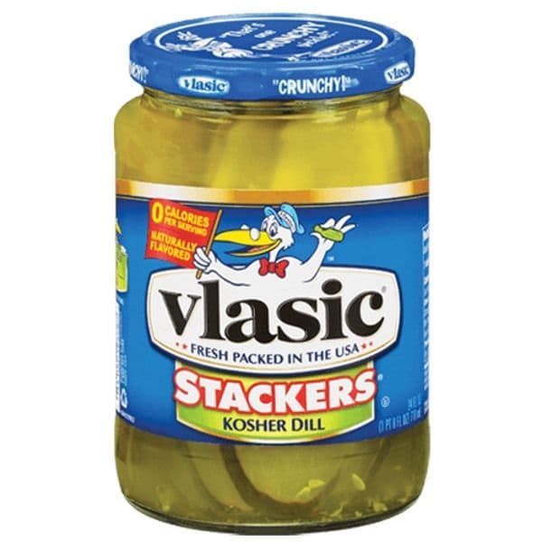 Vlasic Kosher Dill Stackers | 16 floz | American Pickles | Buy Online | UK
