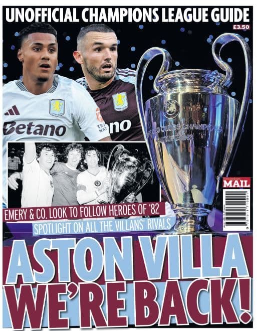Aston Villa We re Back - Champions League guide