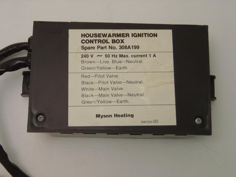 REPAIR SERVICE for Myson Housewarmer Ignition Control PCB 308A199
