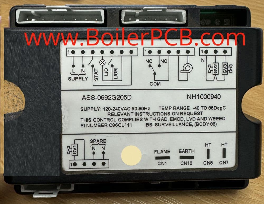 REPAIR SERVICE for Pektron control for COMBAT Heaters etc ASS-0692G series