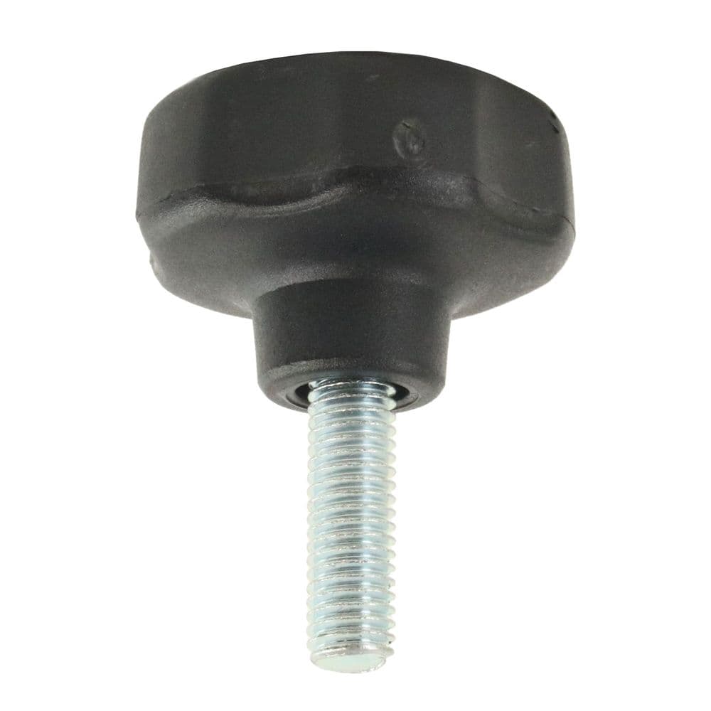 50mm x M8 x 40mm Nylon Male BZP Threaded Handwheel - 5 Lobed | Vital Parts