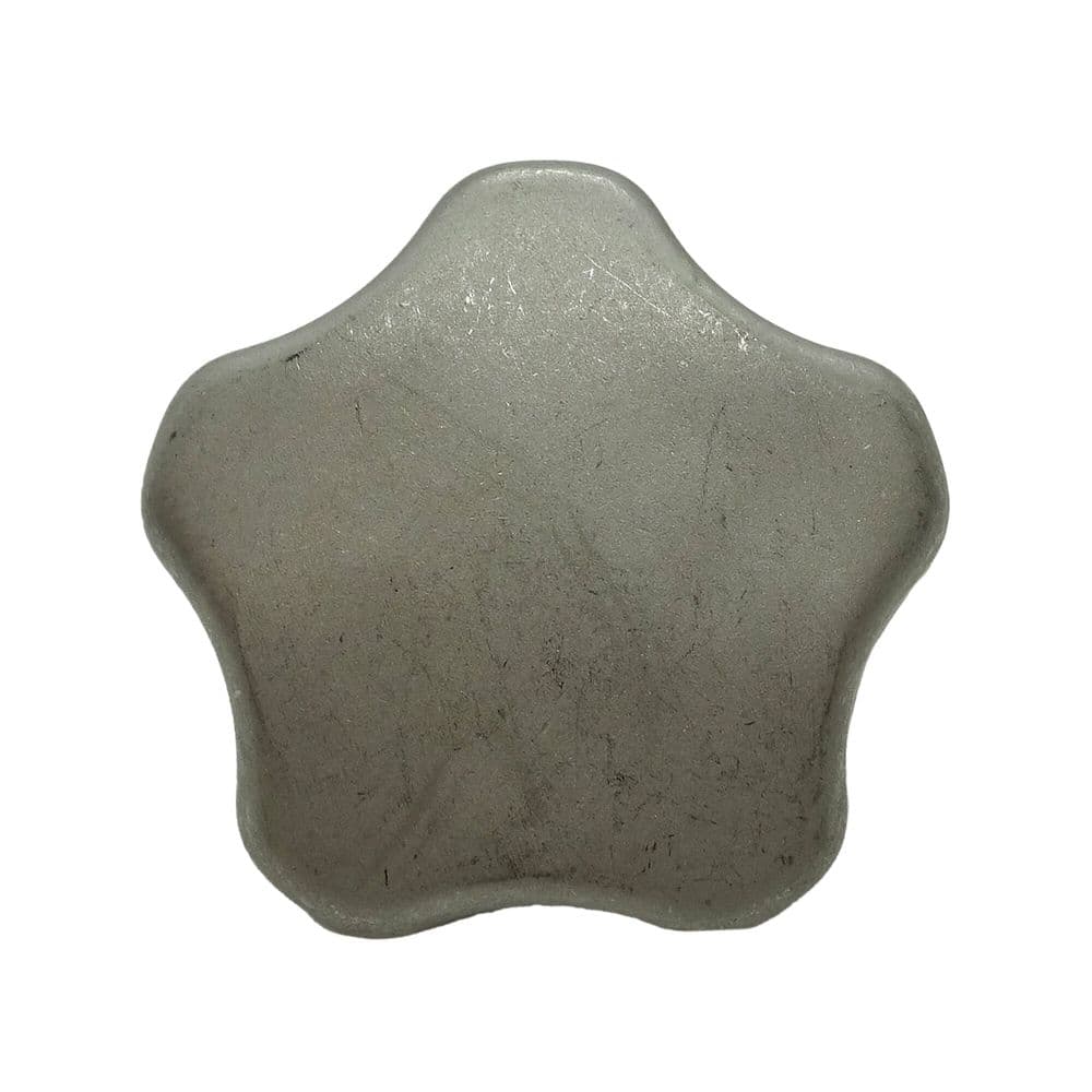 60mm x M12 Pressed Stainless Steel Female Threaded Handwheel - 5 Lobed ...