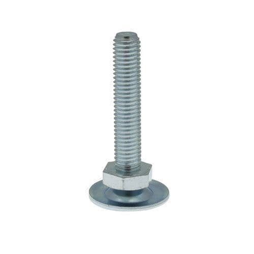 M8 x 100mm Metal Adjustable Feet, 50mm Base