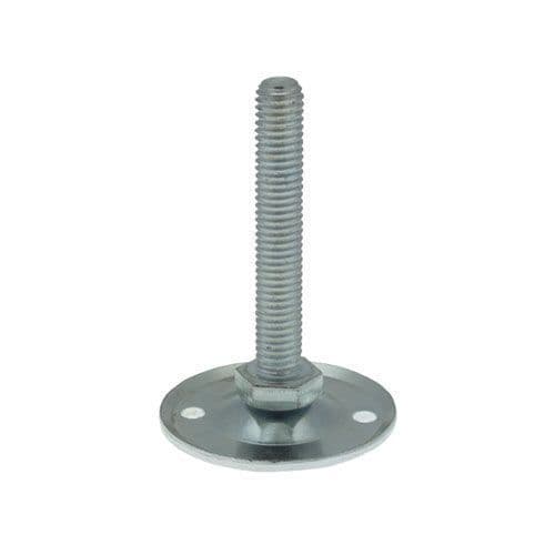 M8 x 120mm Metal Adjustable Feet, 50mm Base